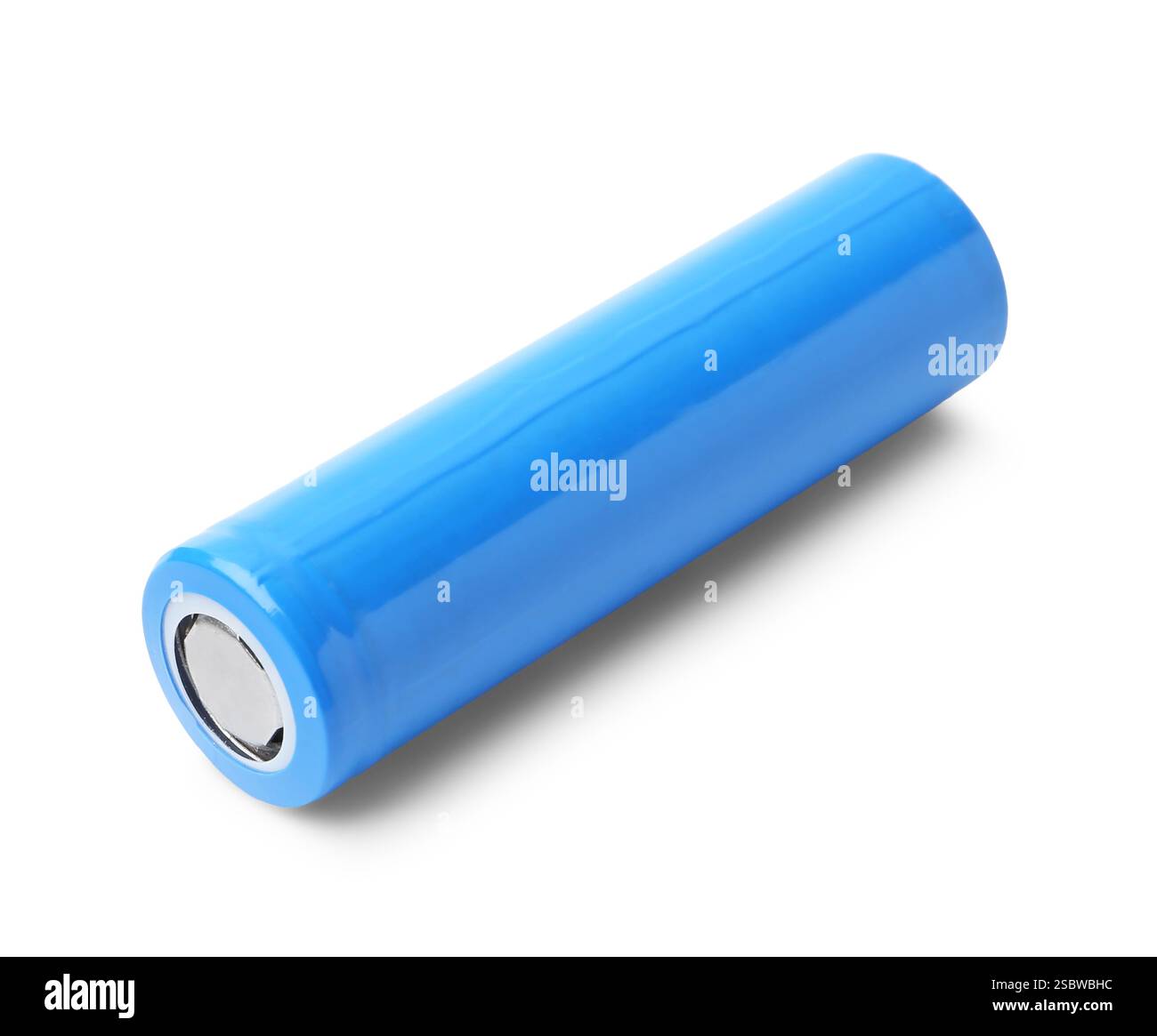 One AA cell battery isolated on white Stock Photo - Alamy