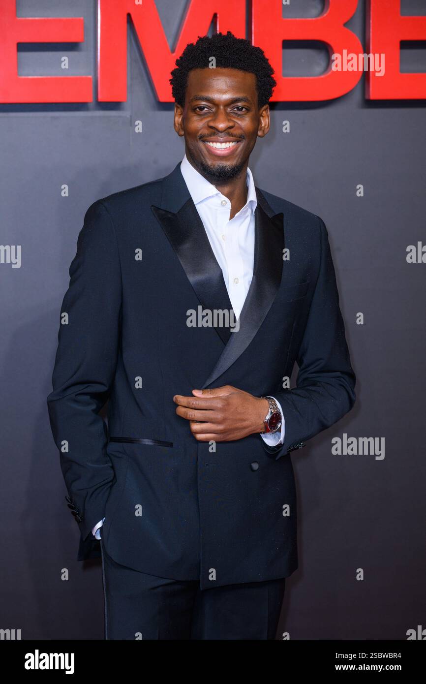 London, UK. 4 February 2025. Daniel Adeosun attending the UK premiere ...