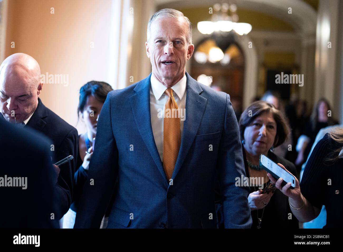 UNITED STATES - FEBRUARY 4: Senate Majority Leader John Thune, R-S.D ...