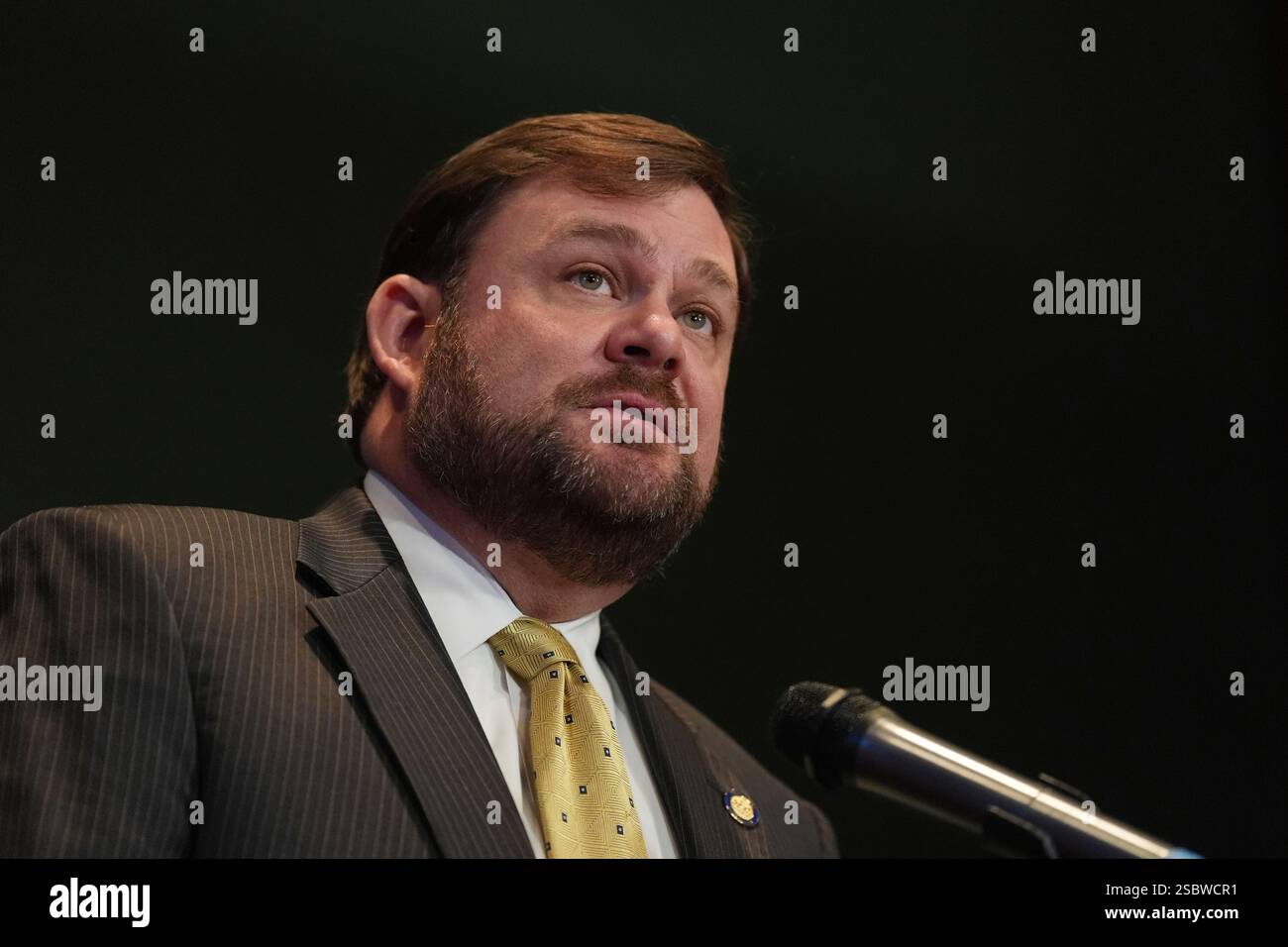 Pennsylvania Senate Majority Leader Joe Pittman, R-Indiana, speaks with ...
