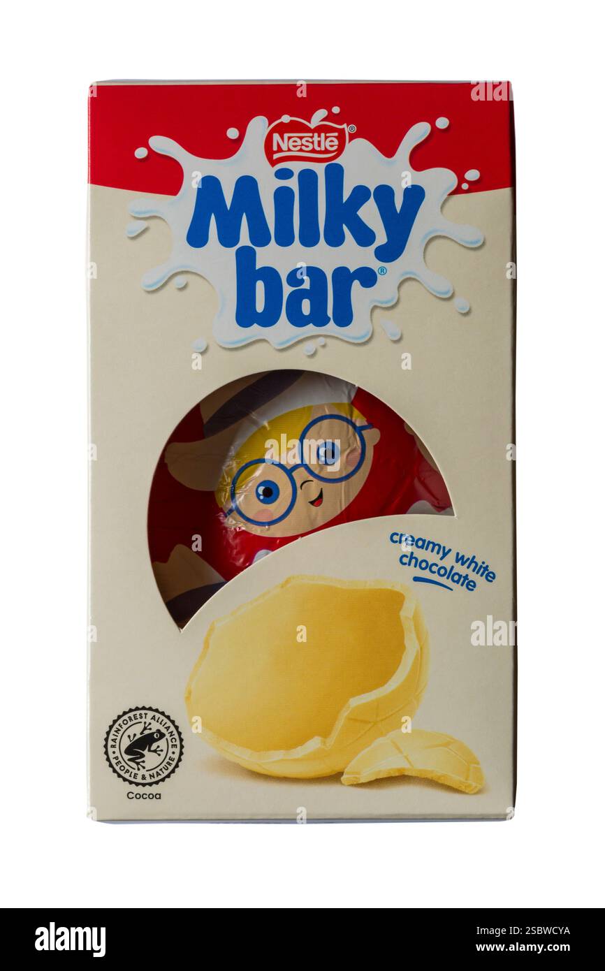 Nestle Milky Bar egg white chocolate egg creamy white chocolate ...