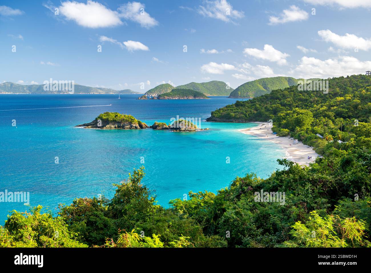 ST. JOHN, U.S. Virgin Islands — Trunk Bay, located within Virgin ...