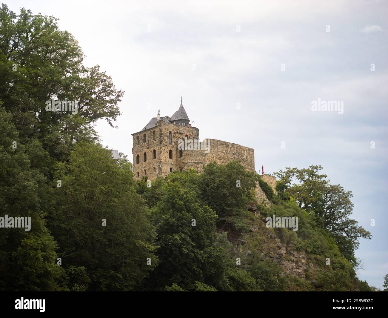Altrathen Castle (Burg Altrathen) building exterior of the tourist ...