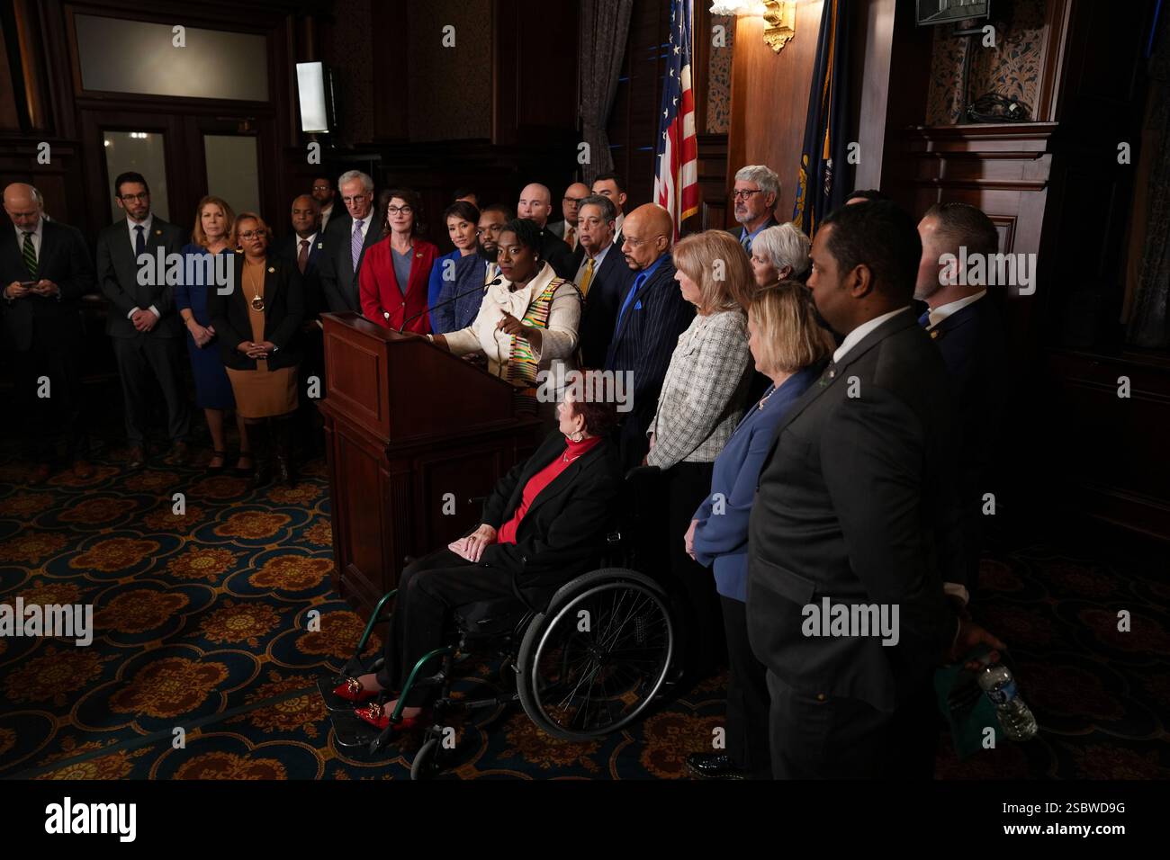 Speaker of the Pennsylvania House of Representatives Joanna McClinton ...