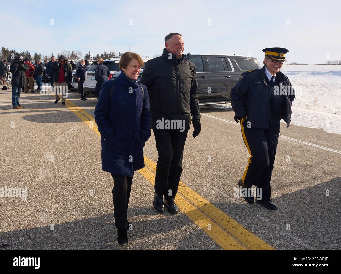 Emerson, Canada. 04th Feb, 2025. President of Canada Border Services ...