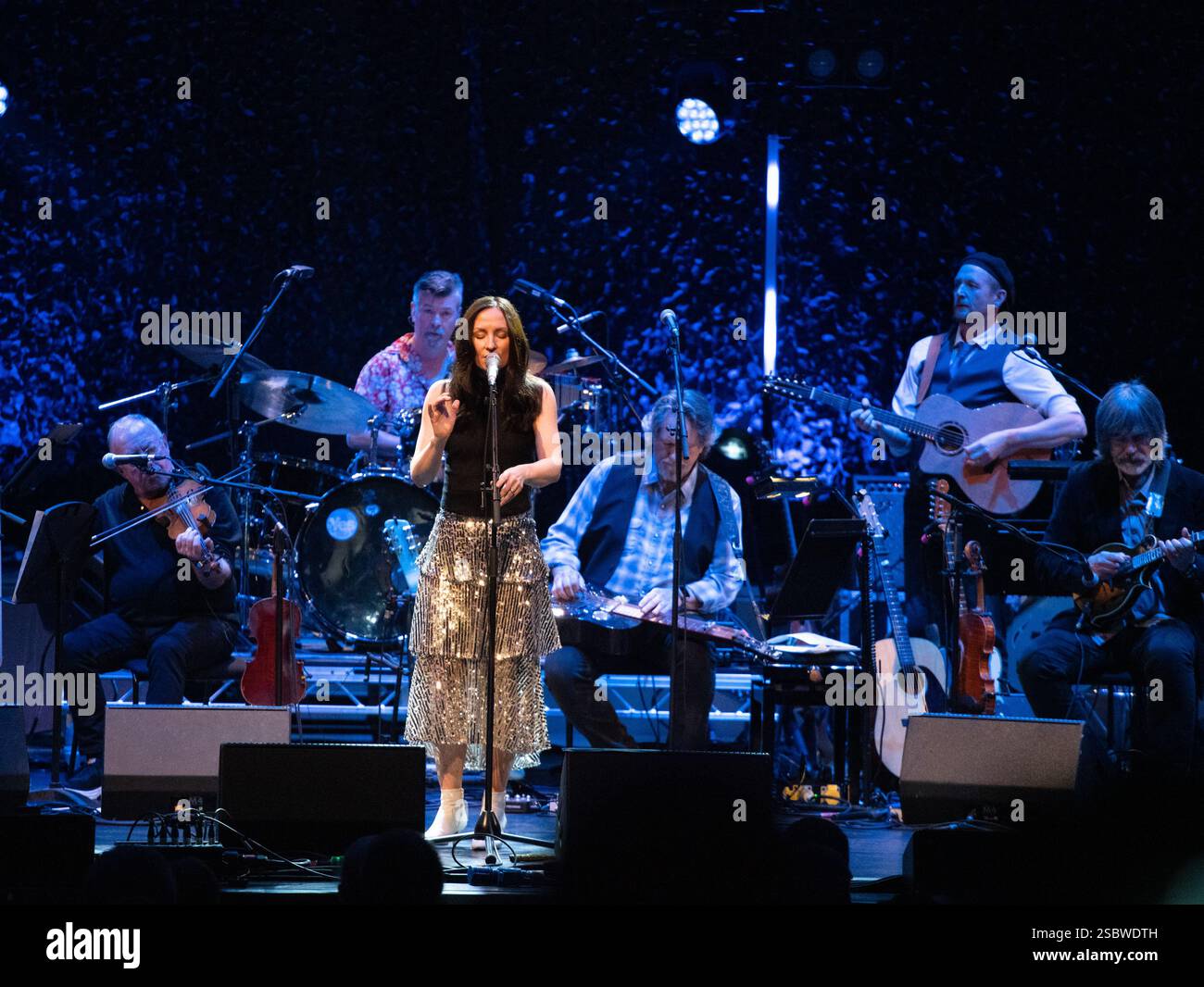 Glasgow Scotland. 2nd February 2025. Julie Fowlis, Gaelic singer ...
