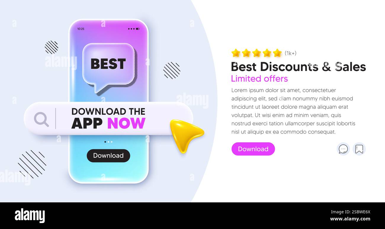 Best promotion tag. Special offer sale symbol. Mobile phone banner ...