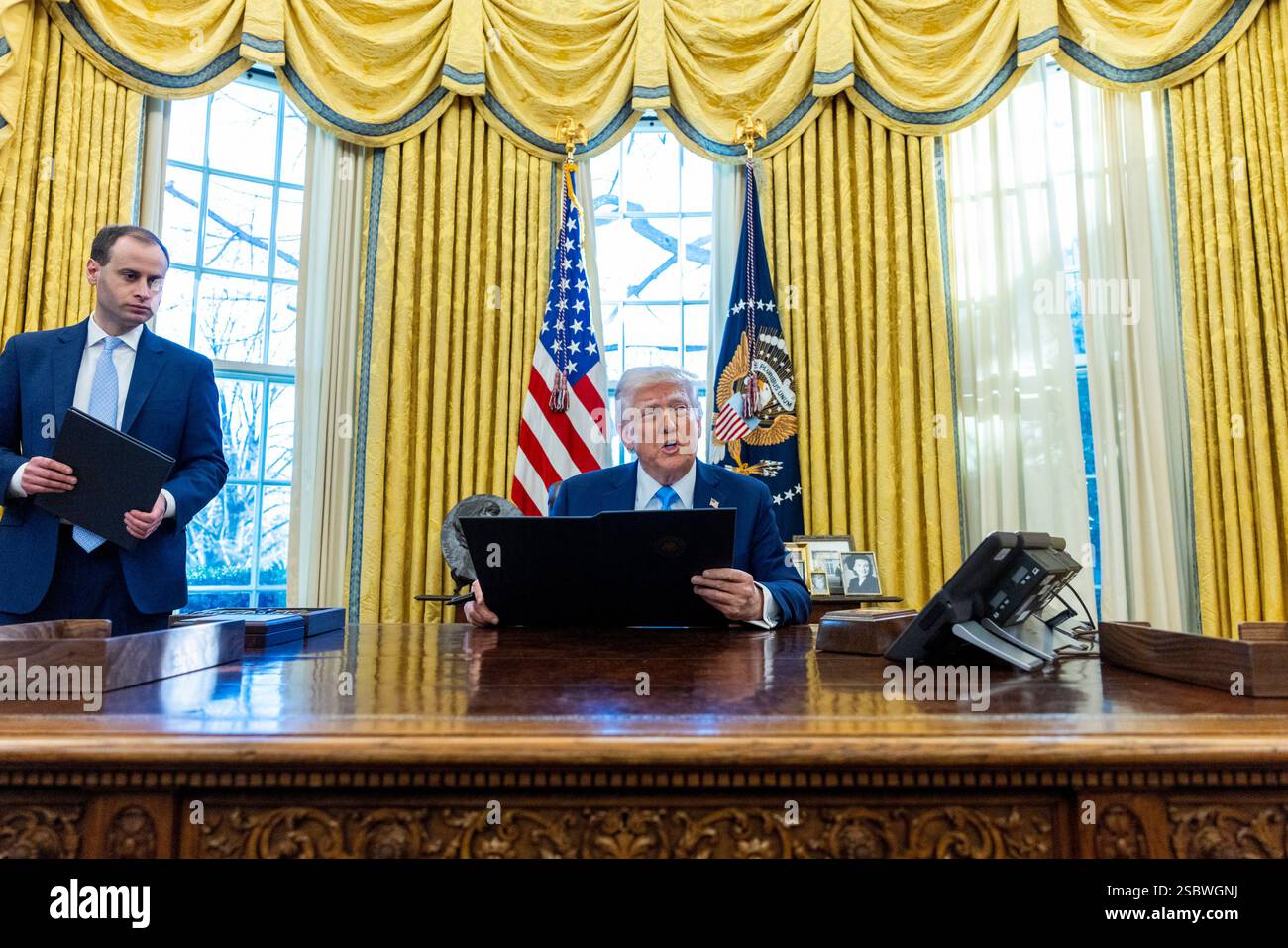 Washington, United States. 04th Feb, 2025. US President Donald J. Trump ...