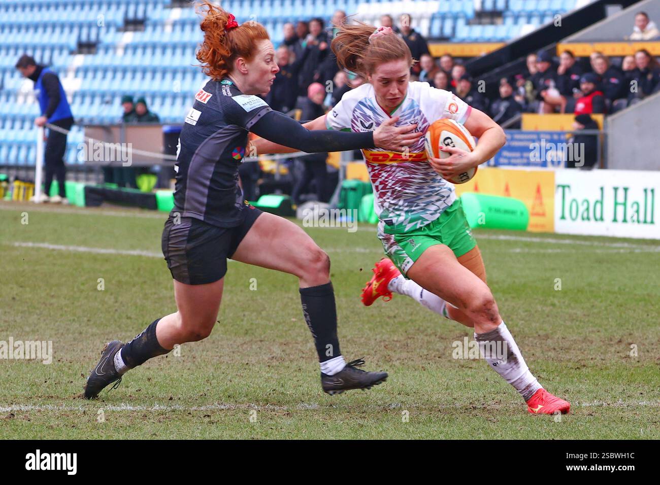 Exeter, Devon, UK. 2nd Feb, 2025. PWR Professional Women's Rugby Exeter ...