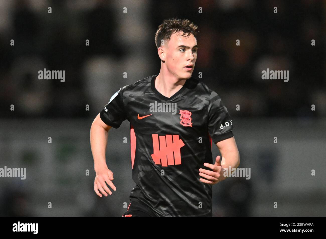 Luke Harris (26 Birmingham City) goes forward during the EFL Trophy ...