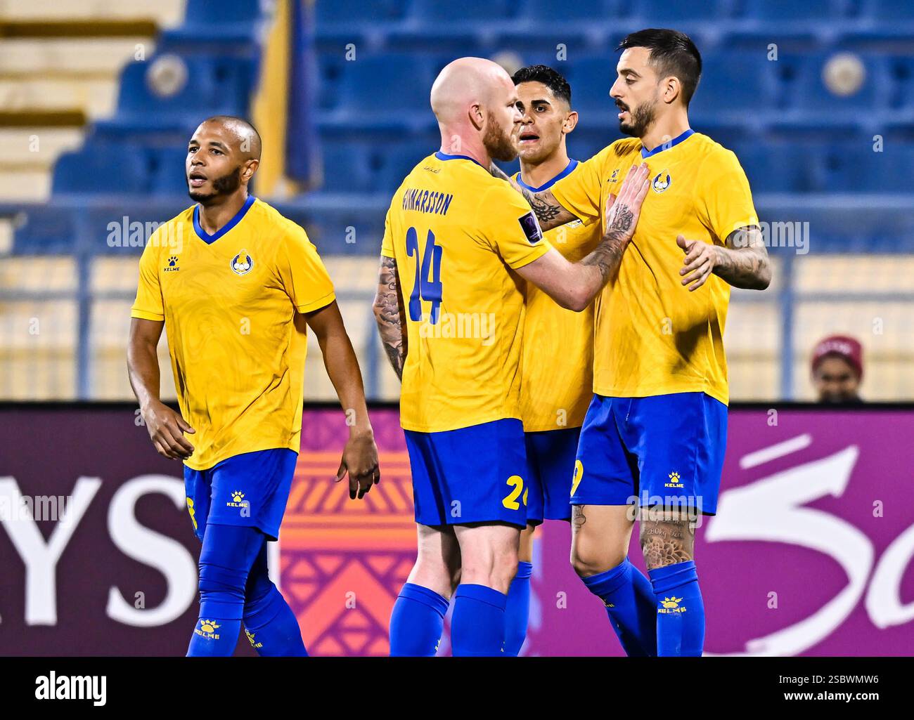 AFC CHAMPIONS LEAGUE ELITE, AL GHARAFA SC QTR v PAKHTAKOR UZB Jose Luis Mato R of Al Gharafa SC ...