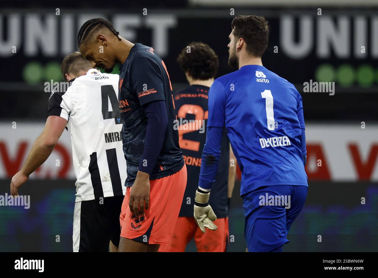 ALMELO - Sebastien Haller of FC Utrecht balks during the KNVB Beker ...