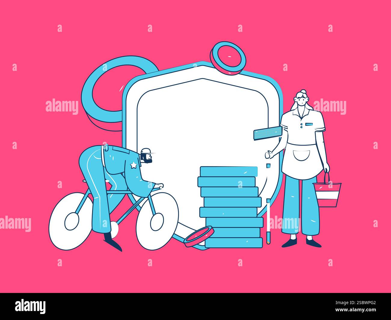 Financial risk concept in Stock Vector Images - Alamy