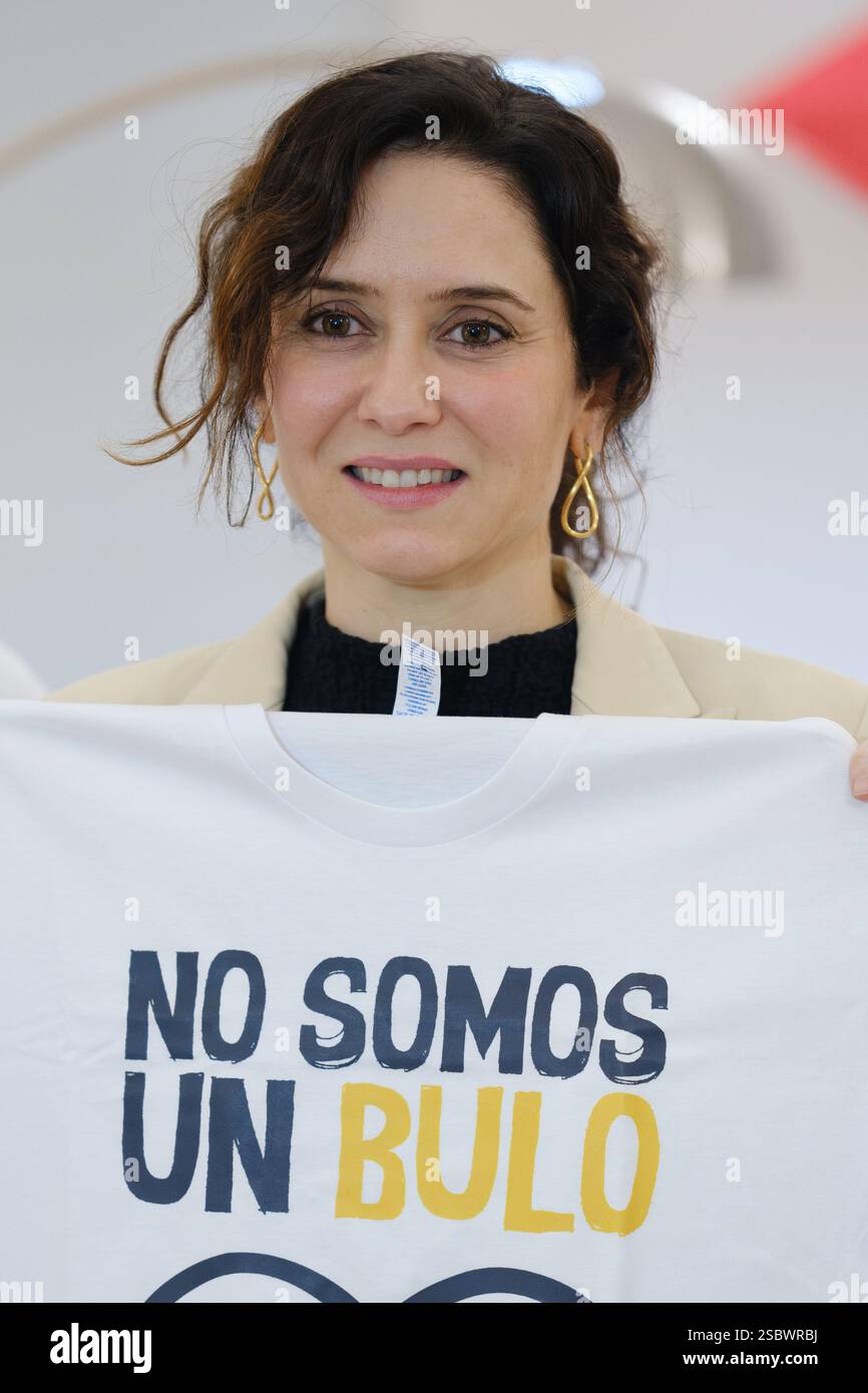 The president of the Community of Madrid Isabel Díaz Ayuso during the ...