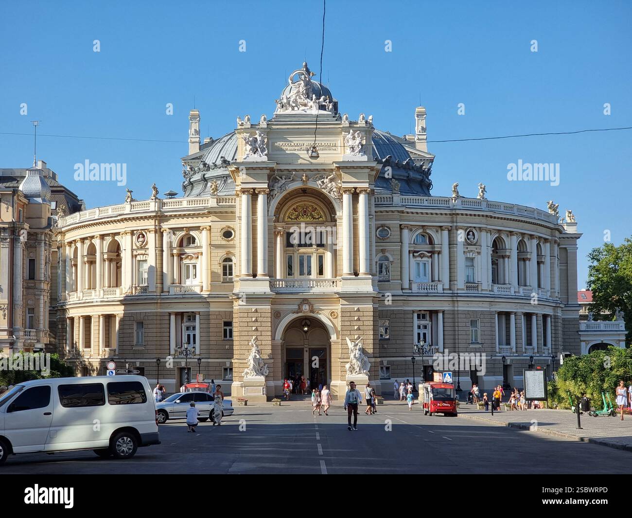 The majestic Odesa National Academic Opera and Ballet Theatre in Odesa ...