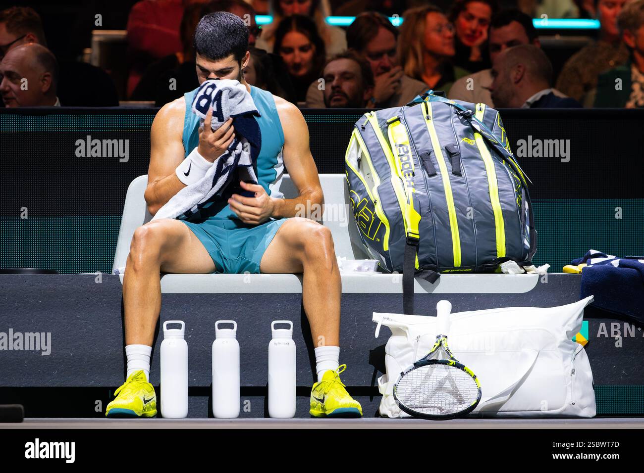 Rotterdam, Netherlands. 04th Feb, 2025. ROTTERDAM, NETHERLANDS - FEBRUARY 4: Carlos Alcaraz of ...