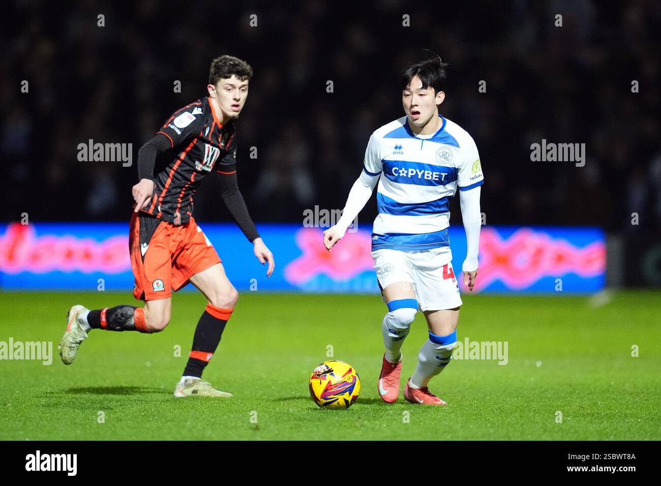 Queens Park Rangers' Min-Hyeok Yang during the Sky Bet Championship ...