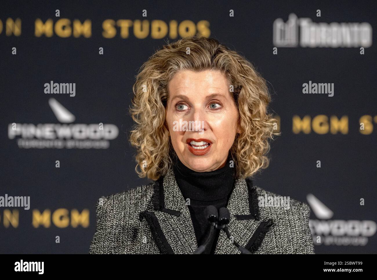 Toronto, Canada. 04th Feb, 2025. Toronto Film Commissioner Marguerite ...