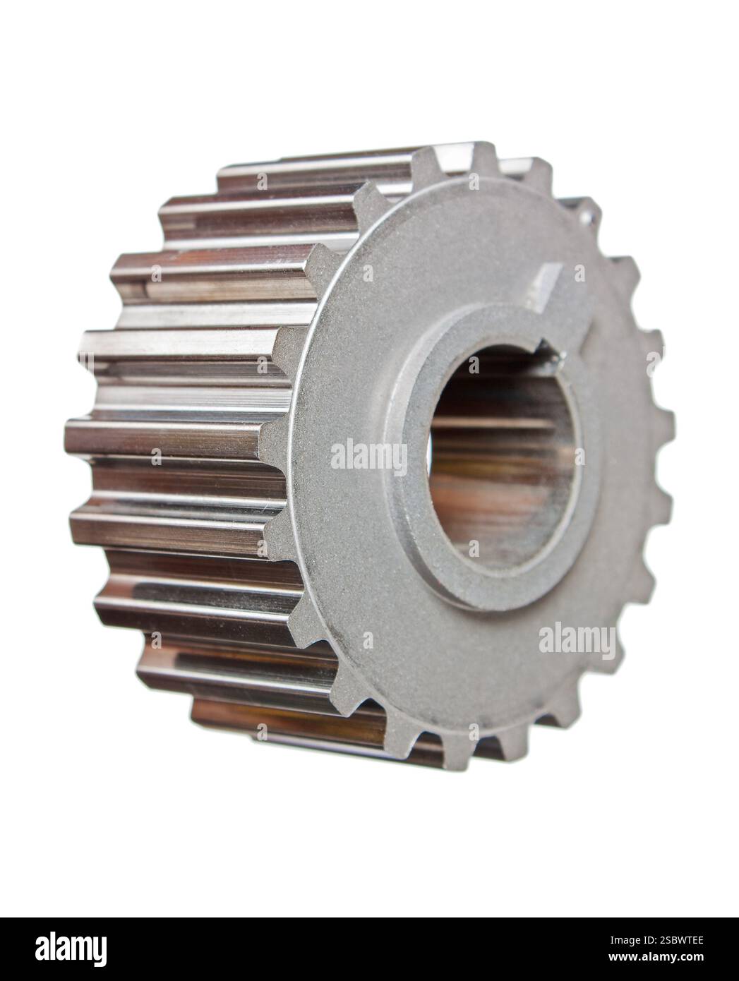 gears of mechanisms isolated on a white background Stock Photo - Alamy