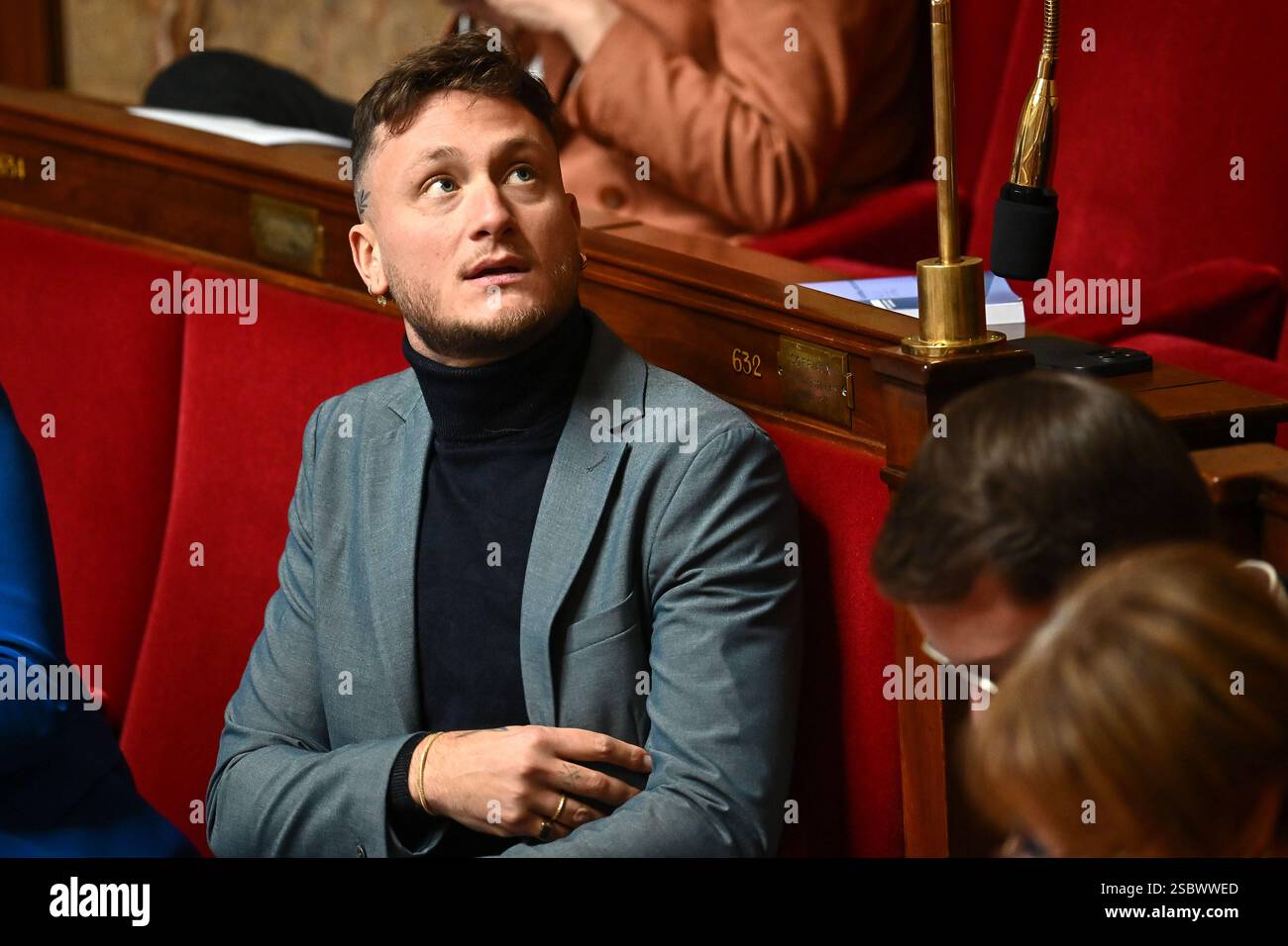 Paris, France. 04th Feb, 2025. the LFI (La France Insoumise) Deputy for ...