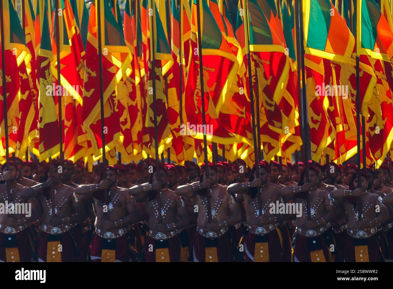 Colombo, Sri Lanka. 04th Feb, 2025. Sri Lankan army cultural troupe ...