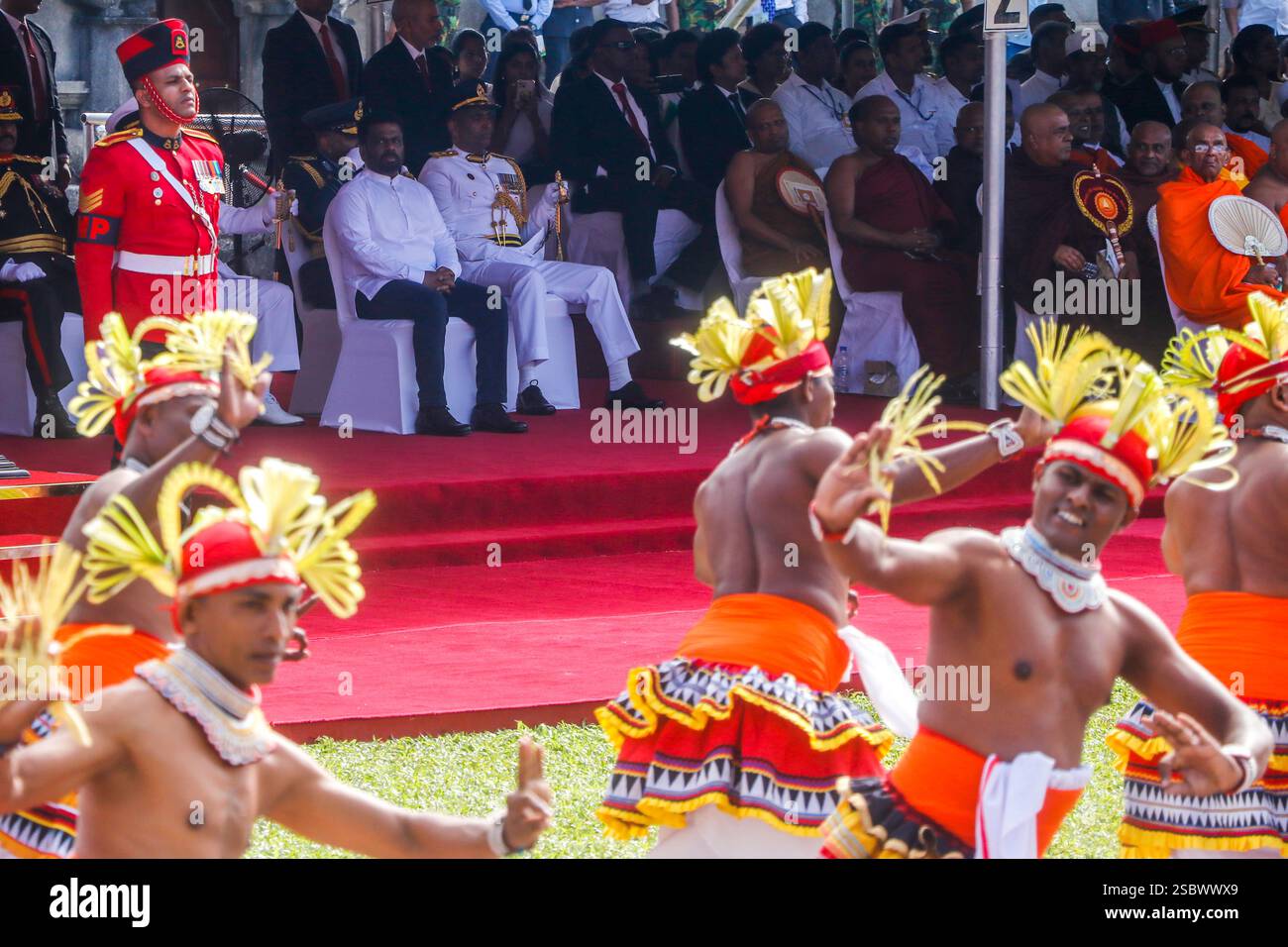 Colombo, Sri Lanka. 04th Feb, 2025. Sri Lankan President Anura Kumara ...