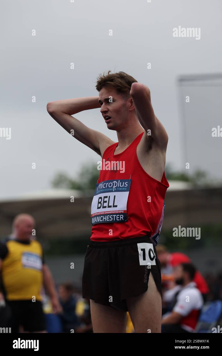 Oscar BELL of Herts Phoenix AC after the 1500m heats at the UK ...