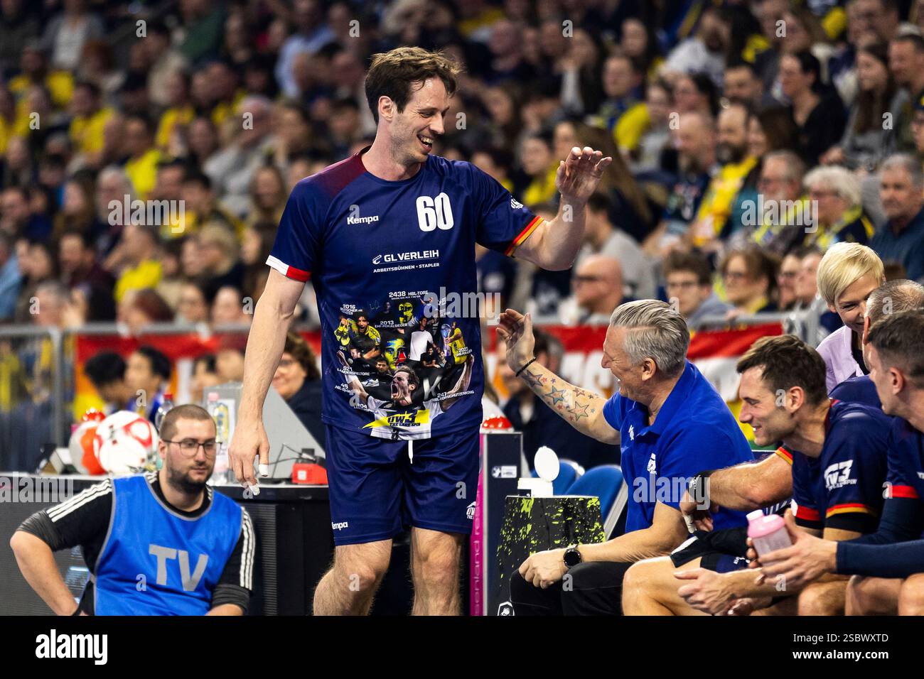 Kim EKDAHL DU RIETZ (UW3's Allstars, #60) jubelt/freut sich, Jubel ...