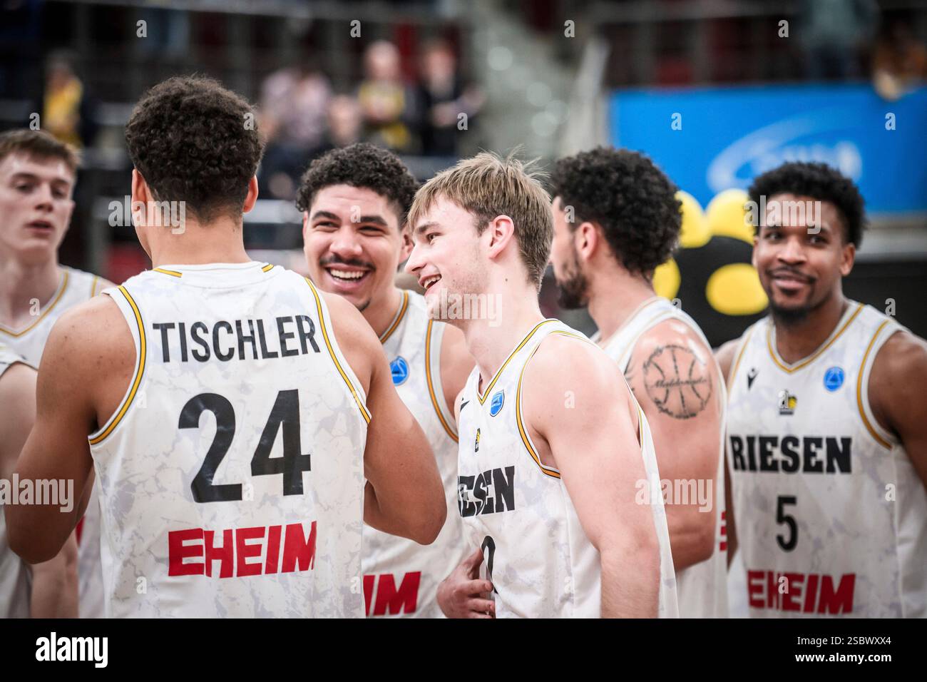 Ludwigsburg, Deutschland. 04th Feb, 2025. Joel Scott (MHP Riesen ...