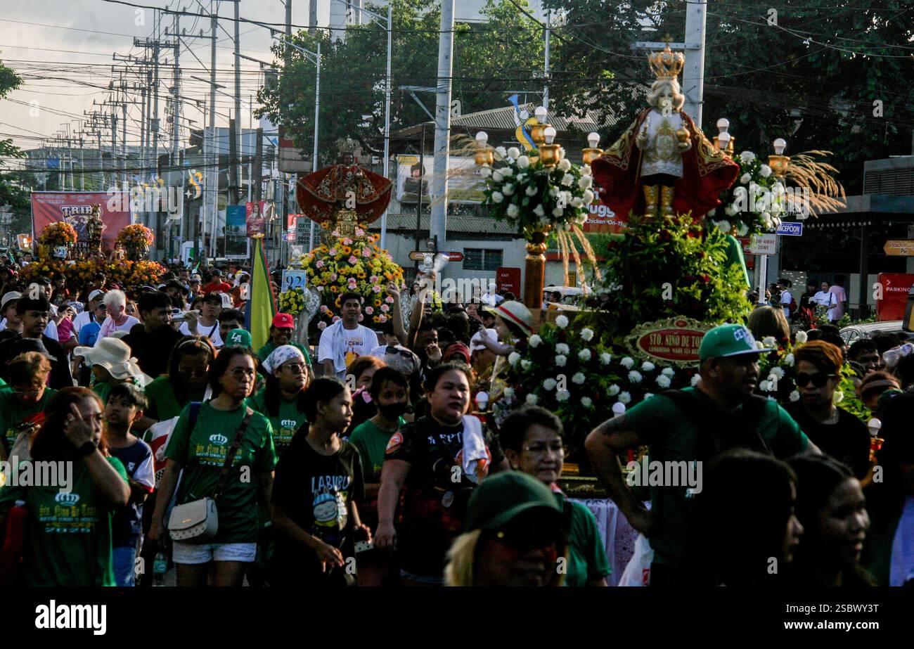 Rizal, Philippines. 19th Jan, 2025. Sto. Niño festival is celebrated in ...