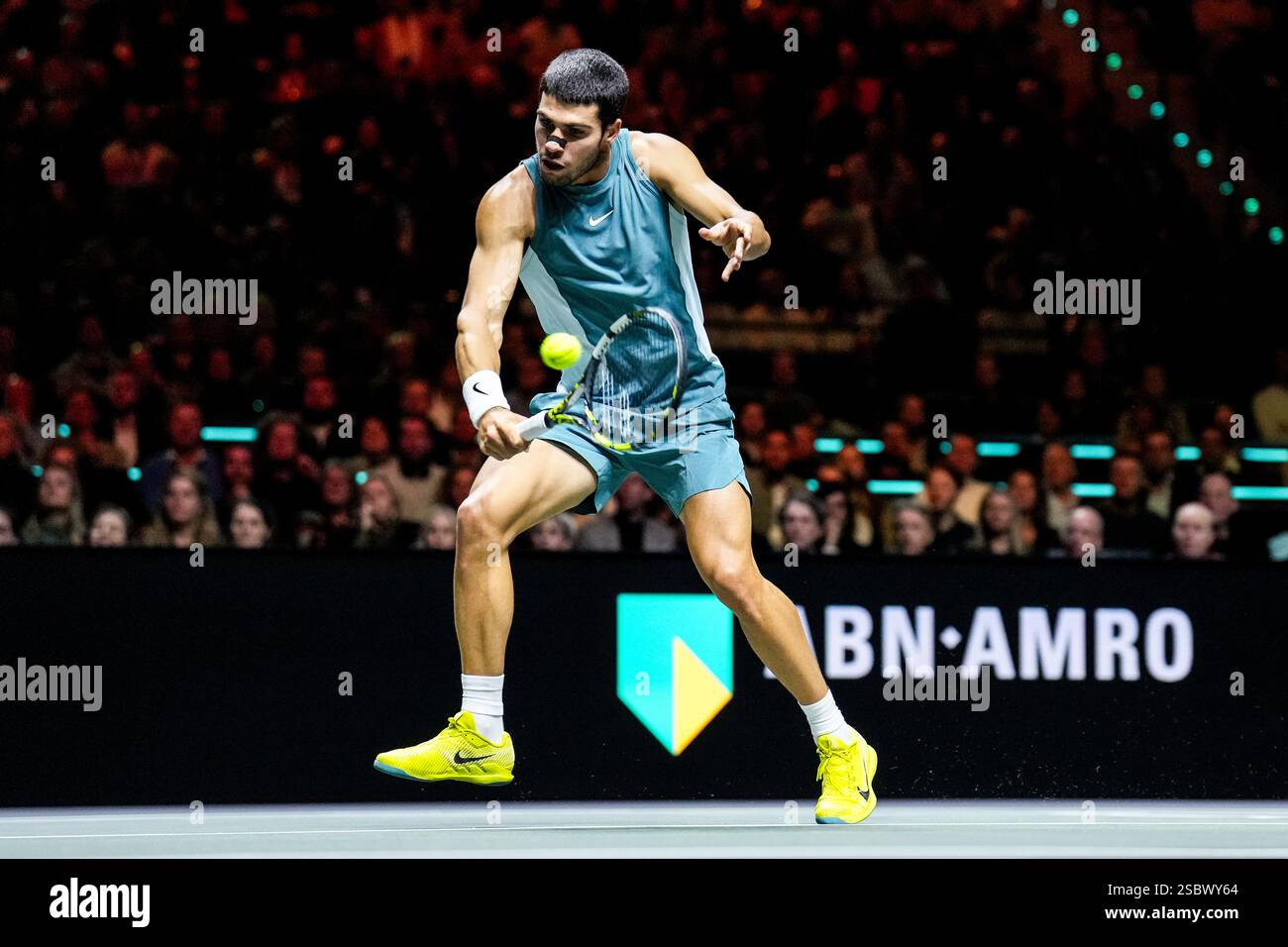 Rotterdam, Netherlands. 04th Feb, 2025. ROTTERDAM, NETHERLANDS - FEBRUARY 4: Carlos Alcaraz of ...
