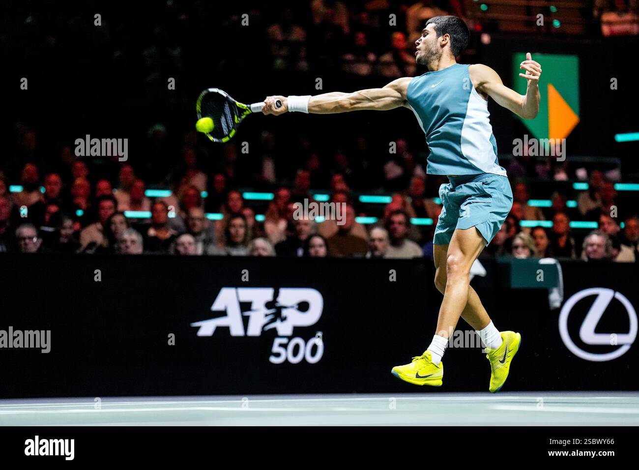 Rotterdam, Netherlands. 04th Feb, 2025. ROTTERDAM, NETHERLANDS - FEBRUARY 4: Carlos Alcaraz of ...