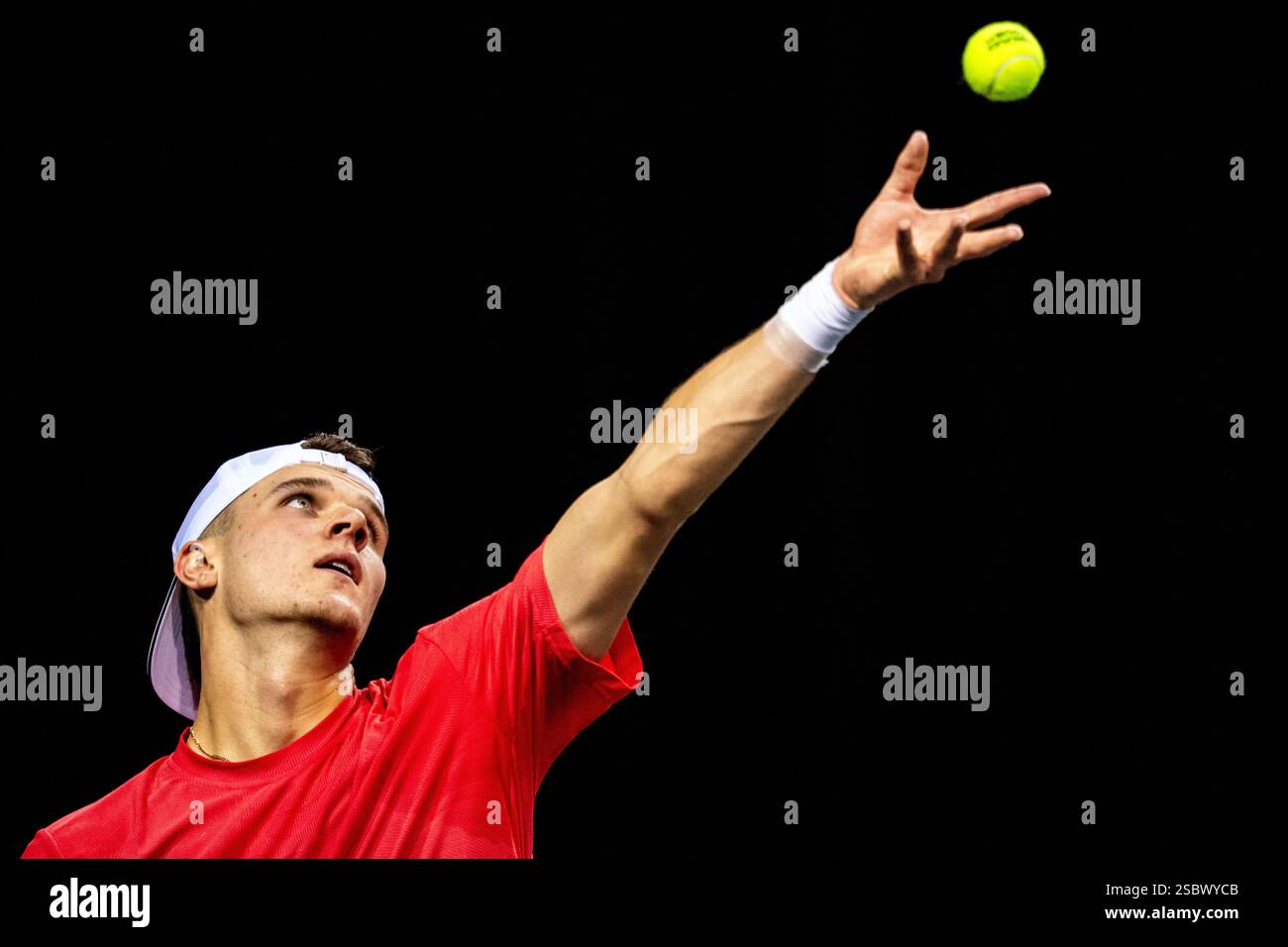 Rotterdam, Netherlands. 04th Feb, 2025. ROTTERDAM, NETHERLANDS - FEBRUARY 4: Jakub Mensik of the ...