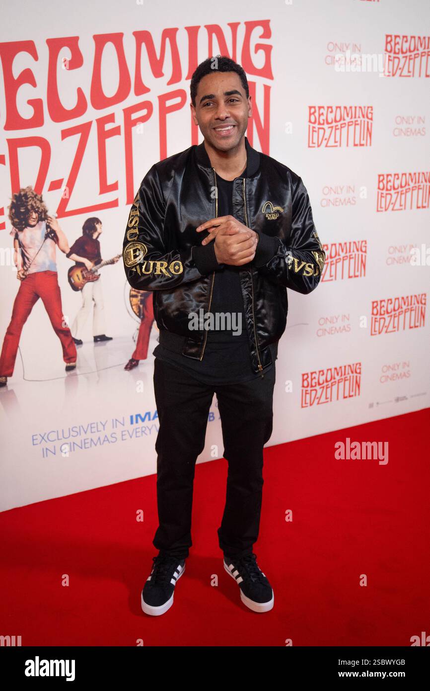 Olly Steele attending a VIP screening of Becoming Led Zeppelin at the ...