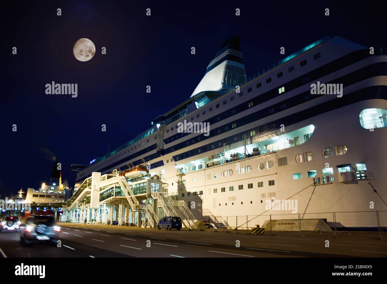 cruise ship in the port of Helsinki in Finland Stock Photo - Alamy