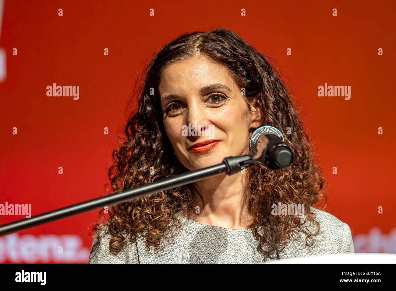 Jessica Tatti, Co-Vorsitzende des BSW und Spitzenkandidatin in Baden ...