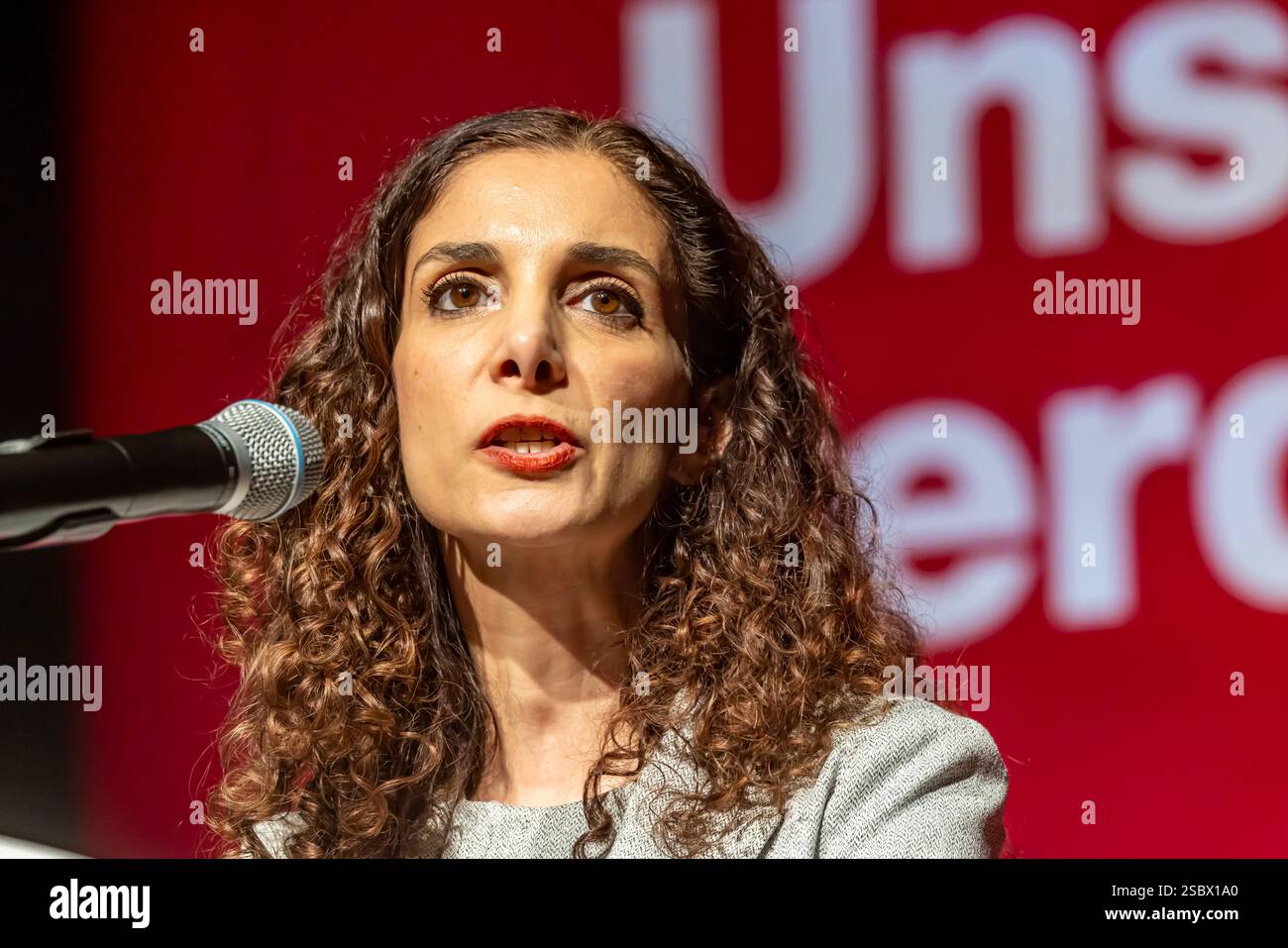 Jessica Tatti, Co-Vorsitzende des BSW und Spitzenkandidatin in Baden ...