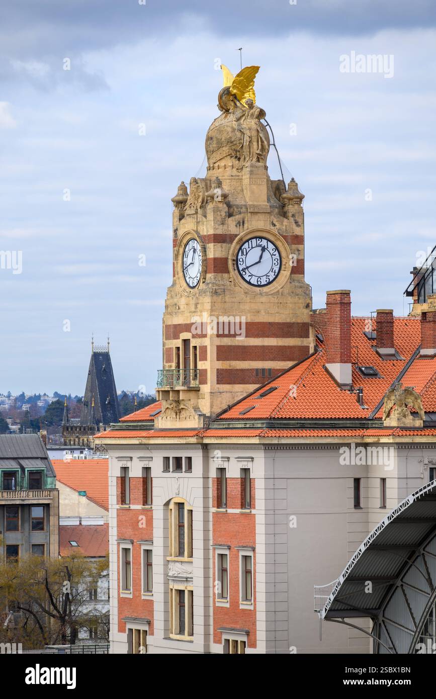 Prague Main Railway Station (Praha hlavni nadrazi), the busiest railway ...