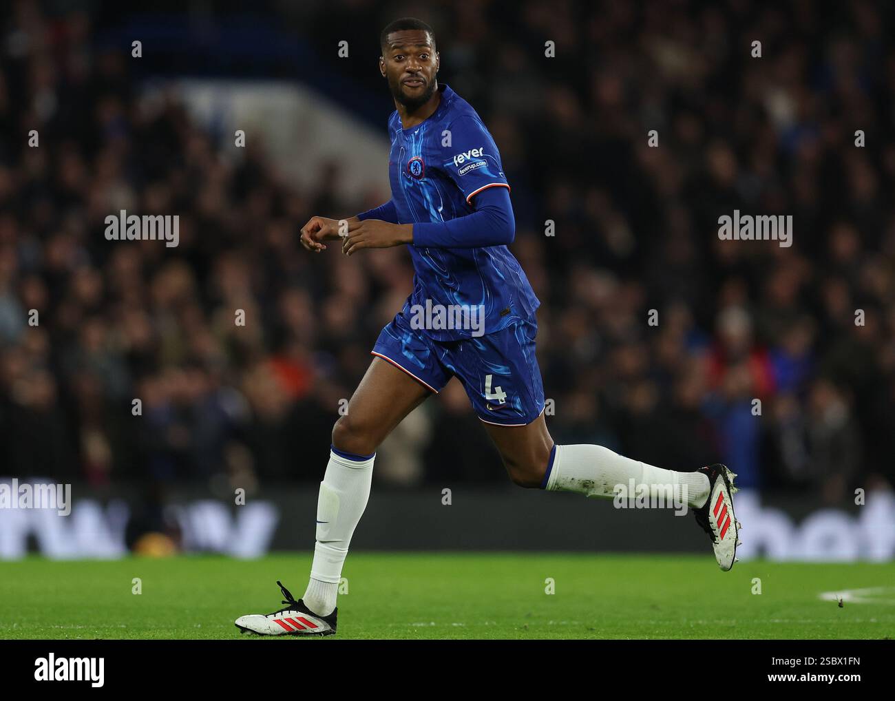 London, UK. 3rd Feb, 2025. Tosin Adarabioyo of Chelsea during the ...