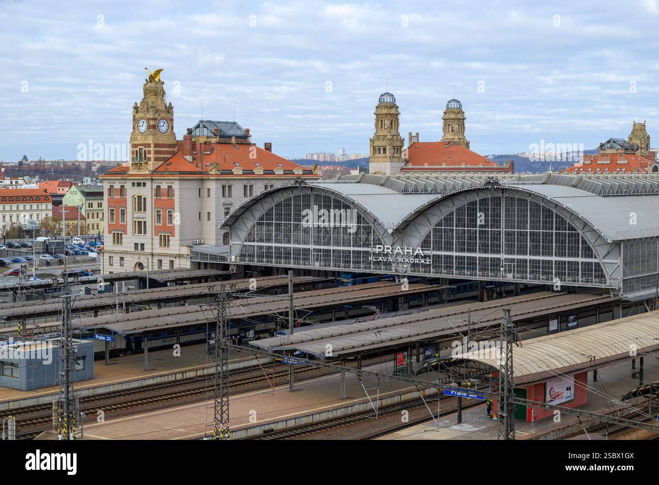 Prague Main Railway Station (Praha hlavni nadrazi), the busiest railway ...