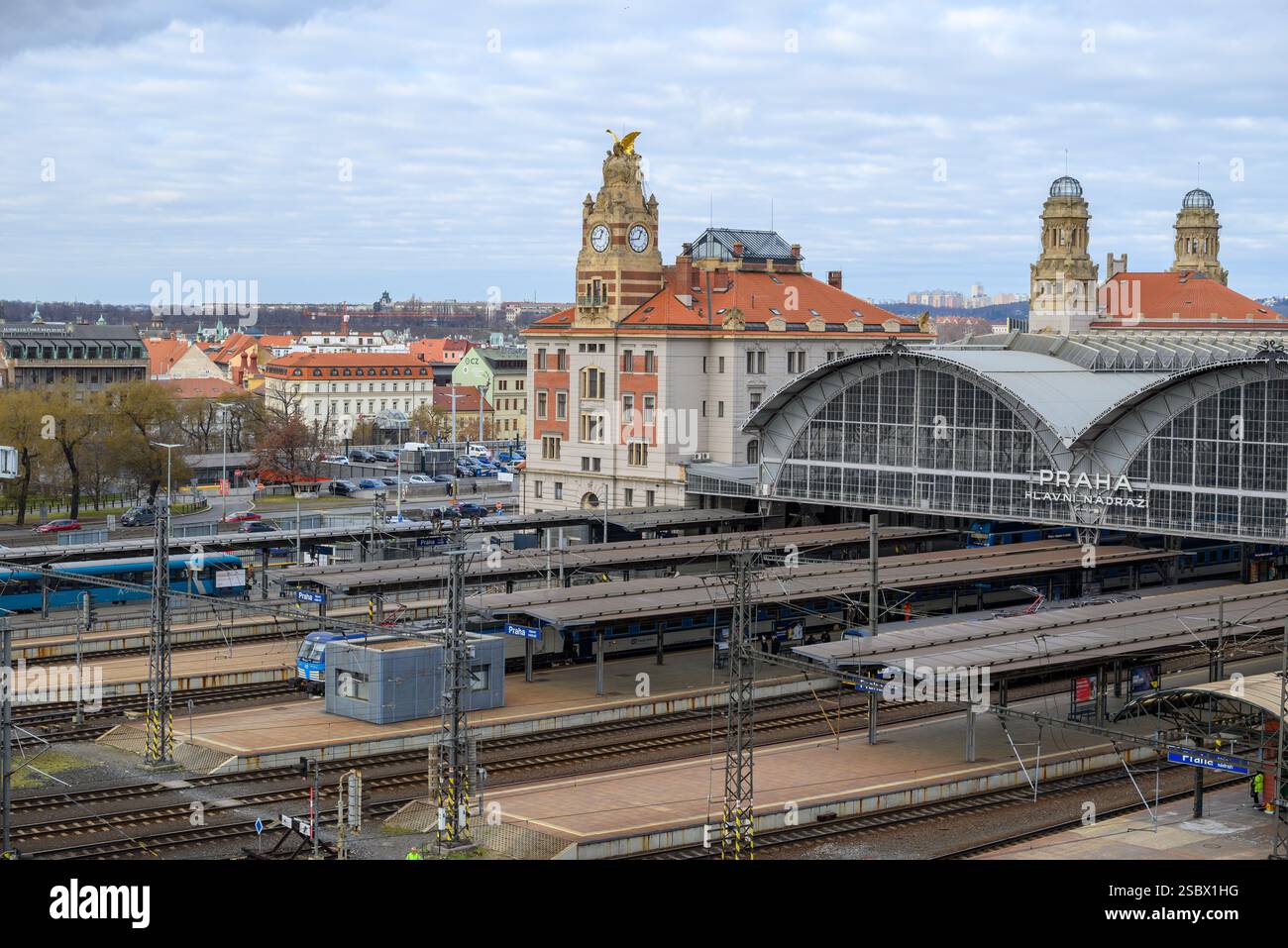 Prague Main Railway Station (Praha hlavni nadrazi), the busiest railway ...