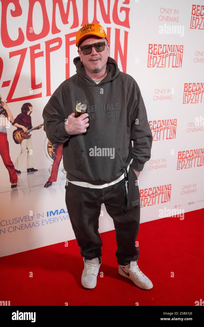 Huey Morgan attending a VIP screening of Becoming Led Zeppelin at the ...