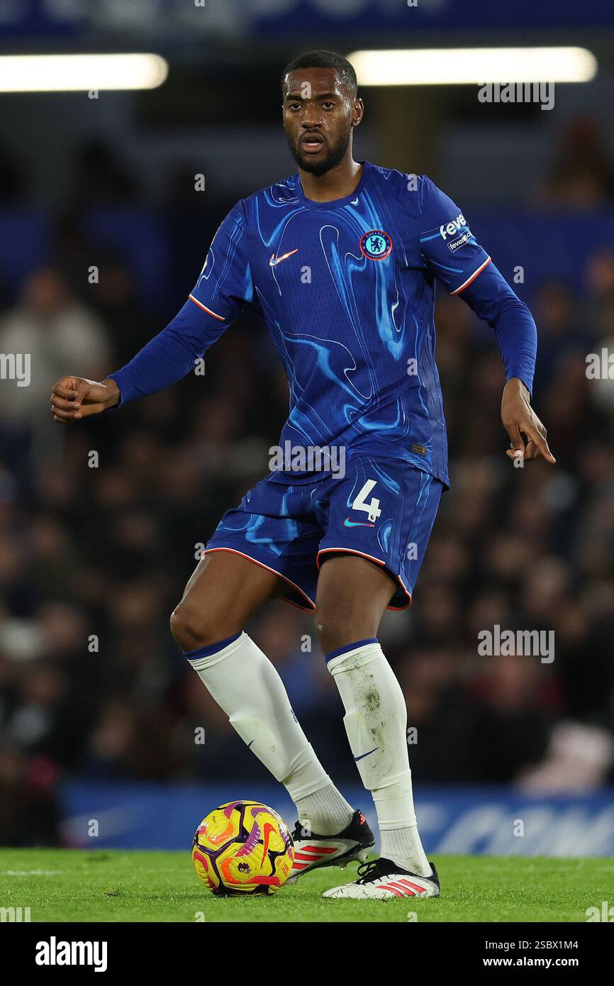 London, UK. 3rd Feb, 2025. Tosin Adarabioyo of Chelsea during the ...