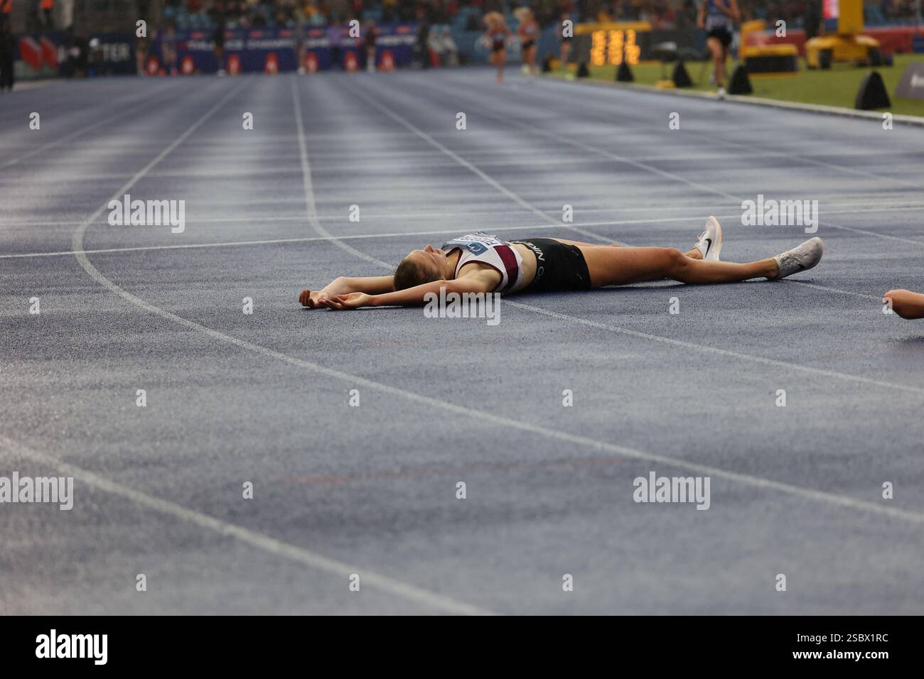 Innes FITZGERALD of Exeter Harriers after the 5000m Final at the UK ...