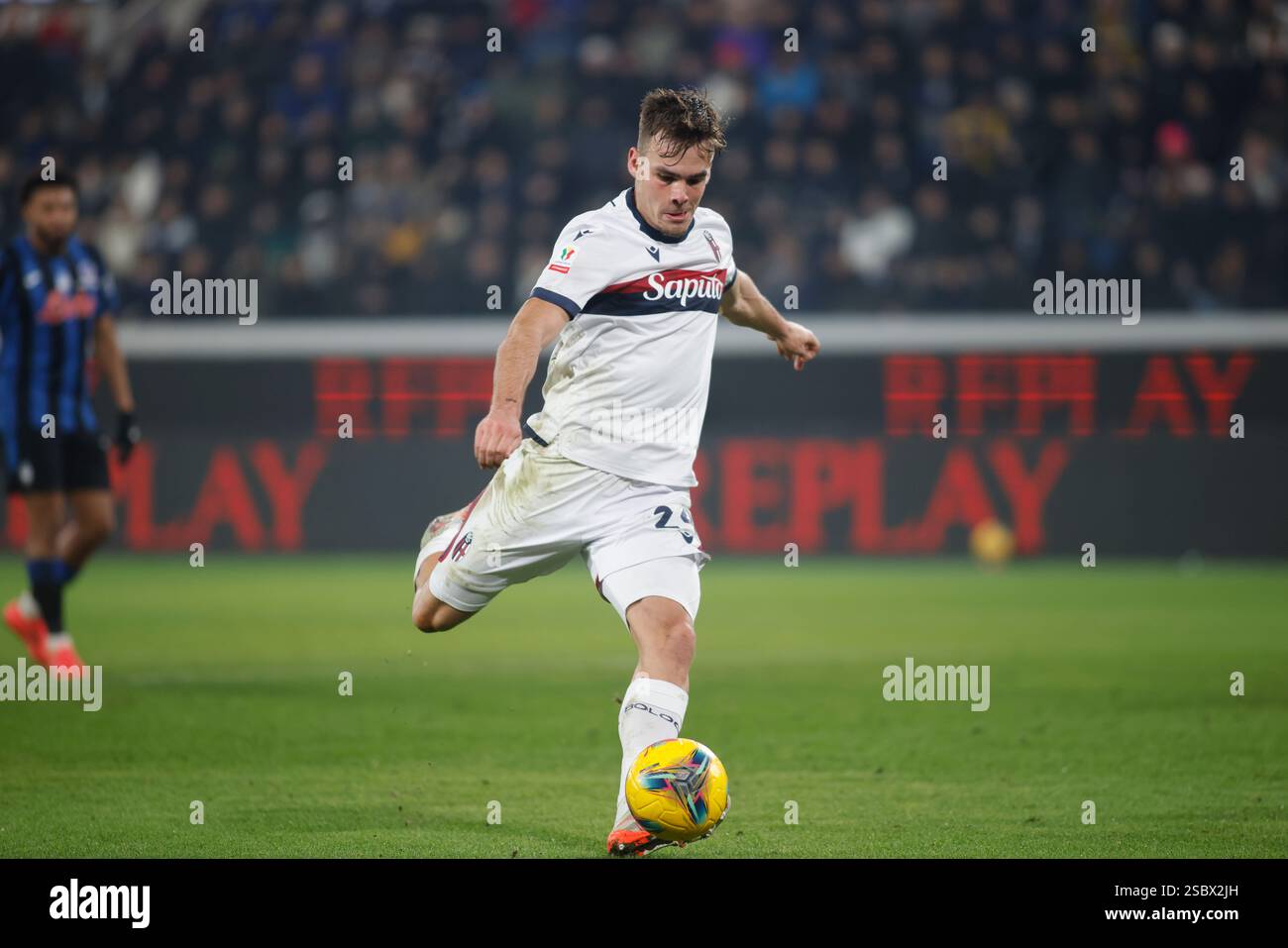 Thijs Dallinga of Bologna FC during the Coppa Italia, 2024/25 season ...