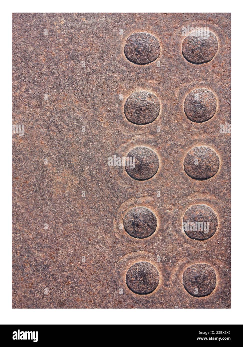 Rivets on metal Cut Out Stock Images & Pictures - Alamy