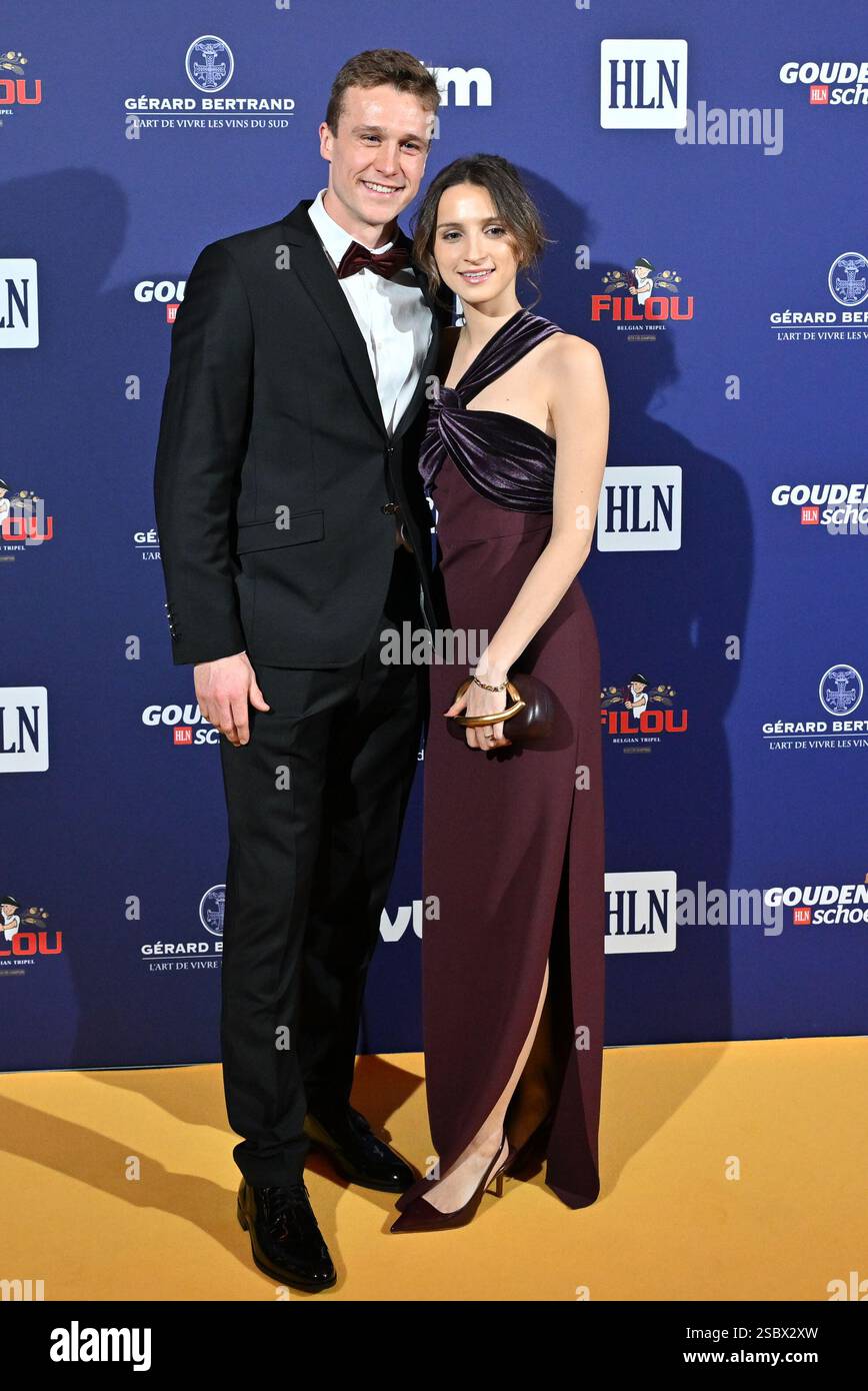 Middelkerke, Belgium. 04th Feb, 2025. Thibo Somers of Cercle Brugge ...