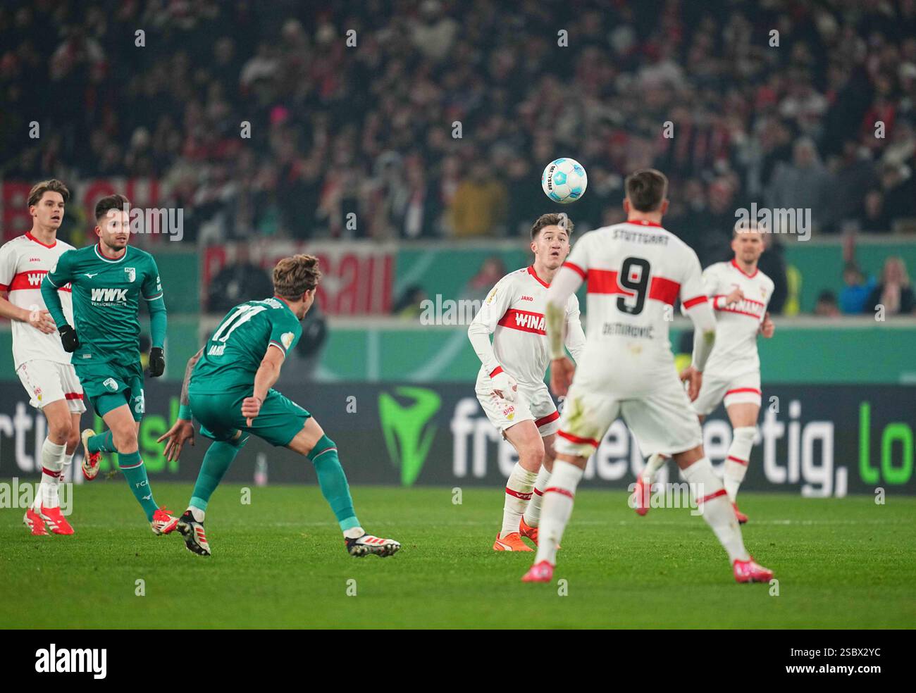 Stuttgart, Germany. 04th Feb, 2025. February 04 2025: Angelo Stiller of ...