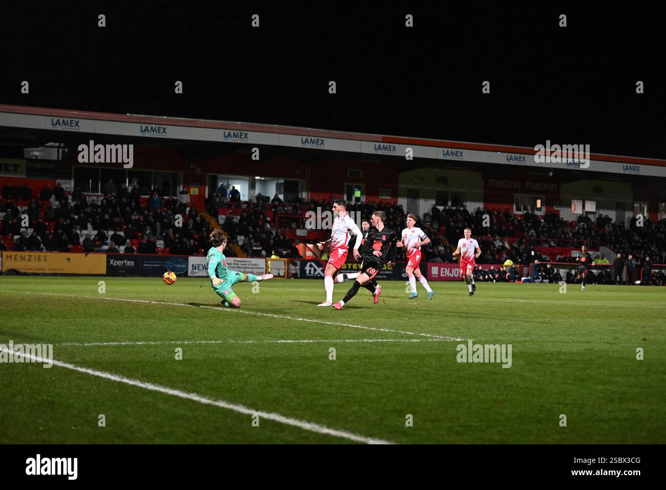 Birmingham City Forward Jay Stansfield (28) scores in Vertu trophy ...