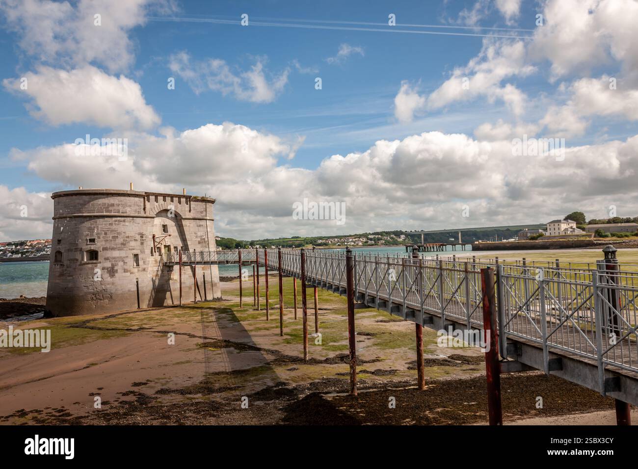 Martello Tower, Pembroke Dock, Pembrokeshire, Wales, UK Stock Photo - Alamy